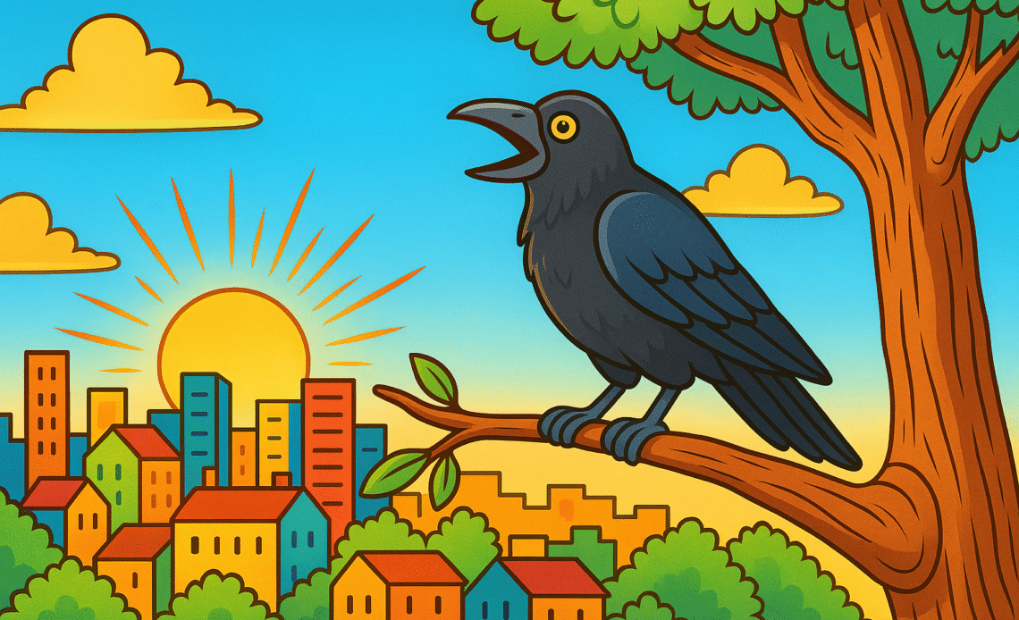 The Glow Worm and the Crow | Fables N Tales